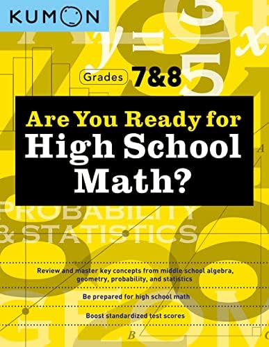 Amazon.com: Kumon Are You Ready for High School Math?-Review and Master ...