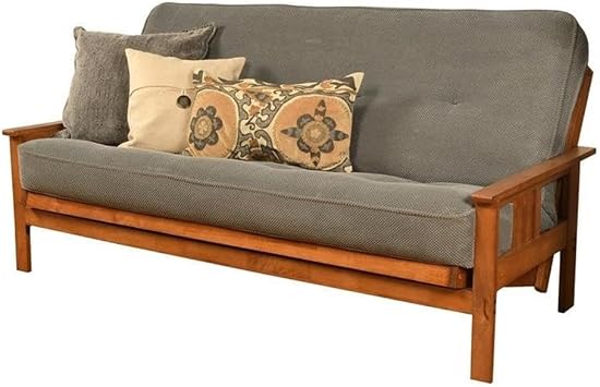 Amazon.com: Kodiak Furniture 75" Traditional Full-Size Fabric Futon ...