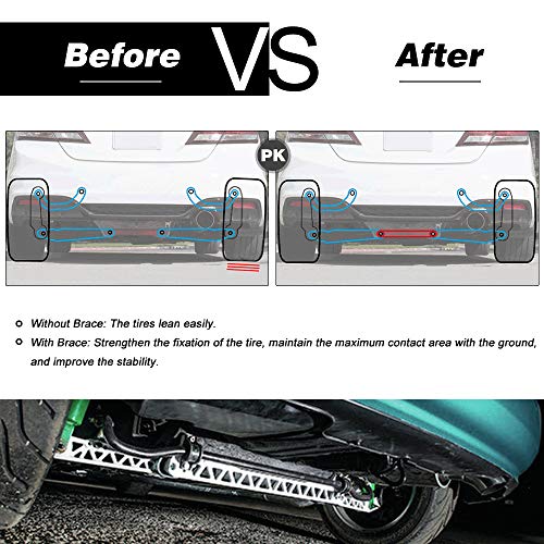 Snapklik.com : Rear Aluminum Subframe Brace Tie Subframe Subillet ...