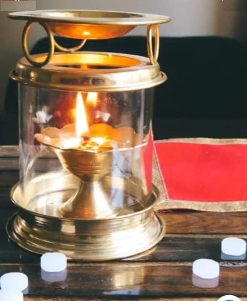 Buy Svaroopam® Metal Incense Burner Lamp Burner and Arti Camphor ...