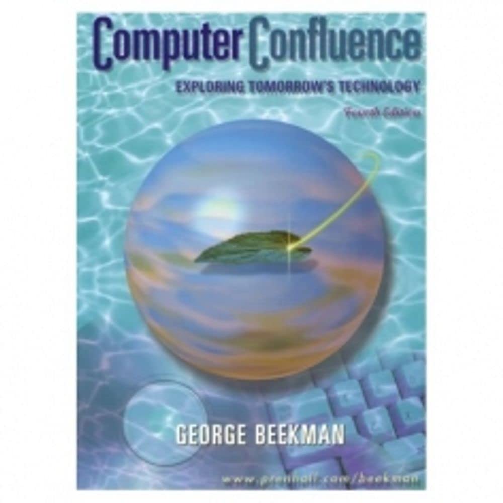 Buy Computer Confluence: Exploring Tomorrow's Technology Book Online at Low Prices in India ...