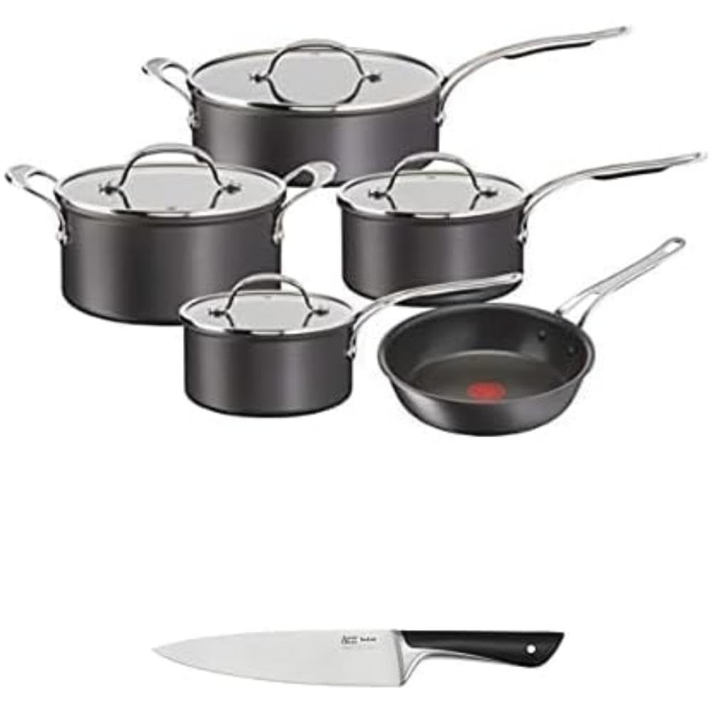 Bundle of Tefal Jamie Oliver Cook’s Classics Pots & Pans Set, 5 Pieces ...