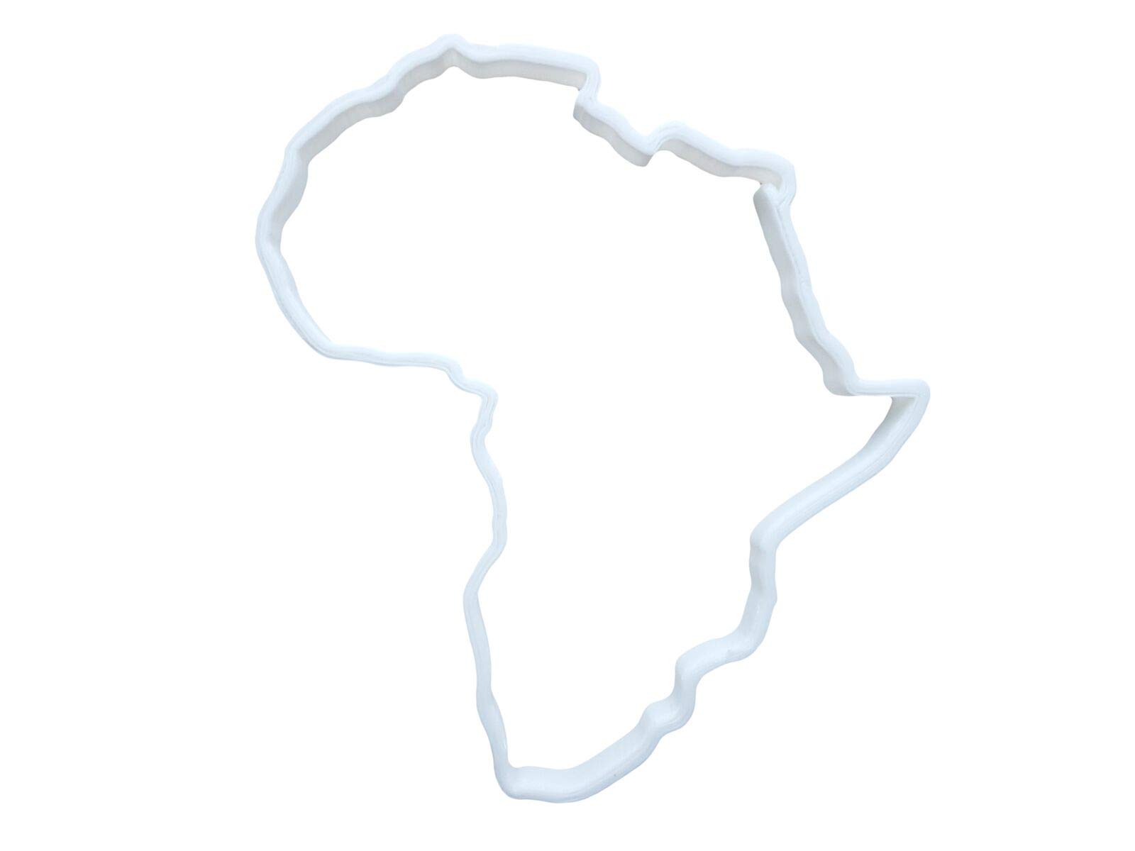 Africa Continent Outline Svg