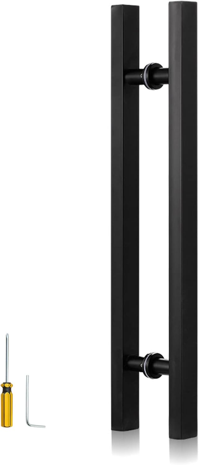 Amazon.com: LVYIHAN 36 inch Stainless Steel Door Handle Double Sided ...