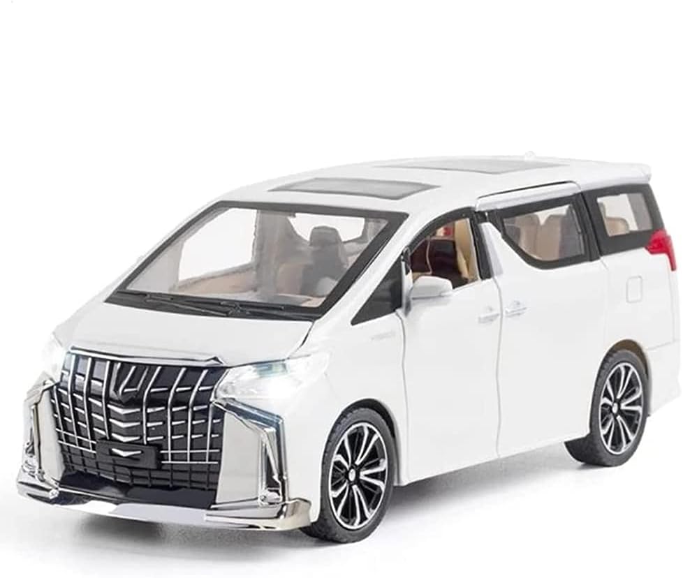 DARVICE 1:32 Scale Alphard Toy Car Diecast Metal Cars with Light Sound ...