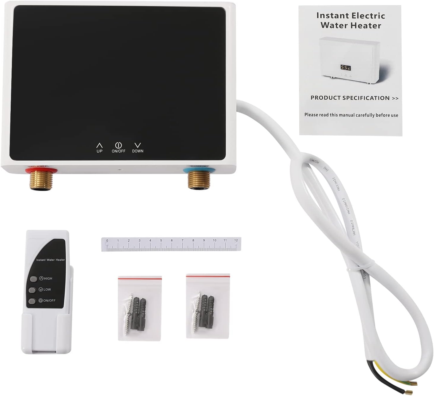 4000W Mini Hot Water Heater, Fast Heating Instant Water Heater 110V ...