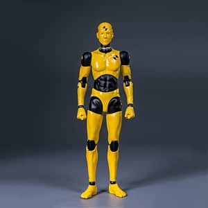 Amazon.com: SOUFORCE 1:12 Scale Male Figure Body 6in Flexible Yellow ...