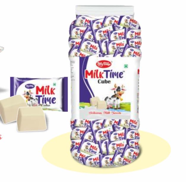 MY TIME Mithai & Milk Sweets|Premium Rich Milk Chocolate Time Cubes ...