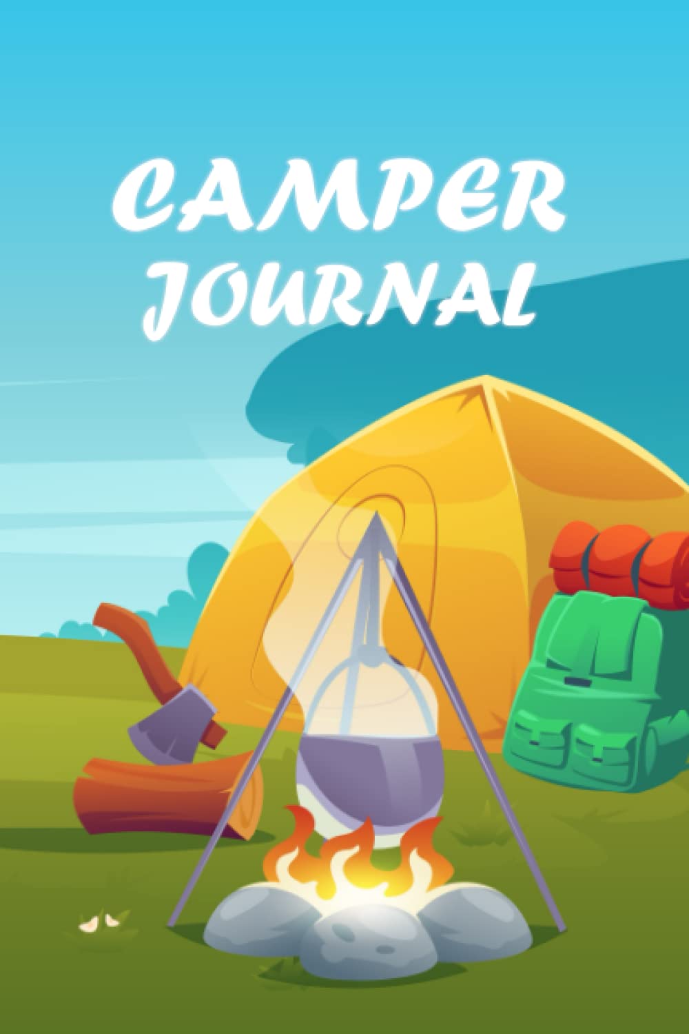 Buy Camper Journal Log Book: Family Campsite Adventure Keepsake ...