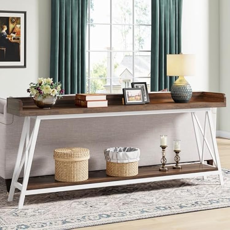 Rustic Industrial Console Table for Living Room or Australia | Ubuy