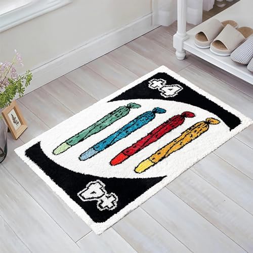 Amazon.com: Estmy Funky Aesthetic Cute Throw Rugs 3x5 Small Area Rugs ...