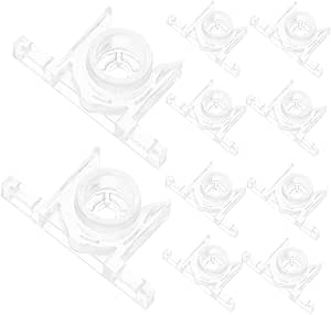 DOITOOL 10sets Cabinet Clips Transparent Drawer Front Clips for Cabinet ...