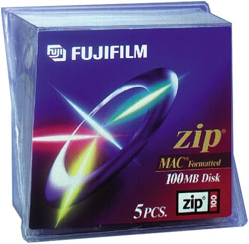 Fujifilm 100 MB Zip Disk, Mac Formatted (5-Pack) : Amazon.ca: Electronics