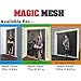 Magic Mesh Garage- Hands Free Magnetic Screen Door, Fits Single Garage ...