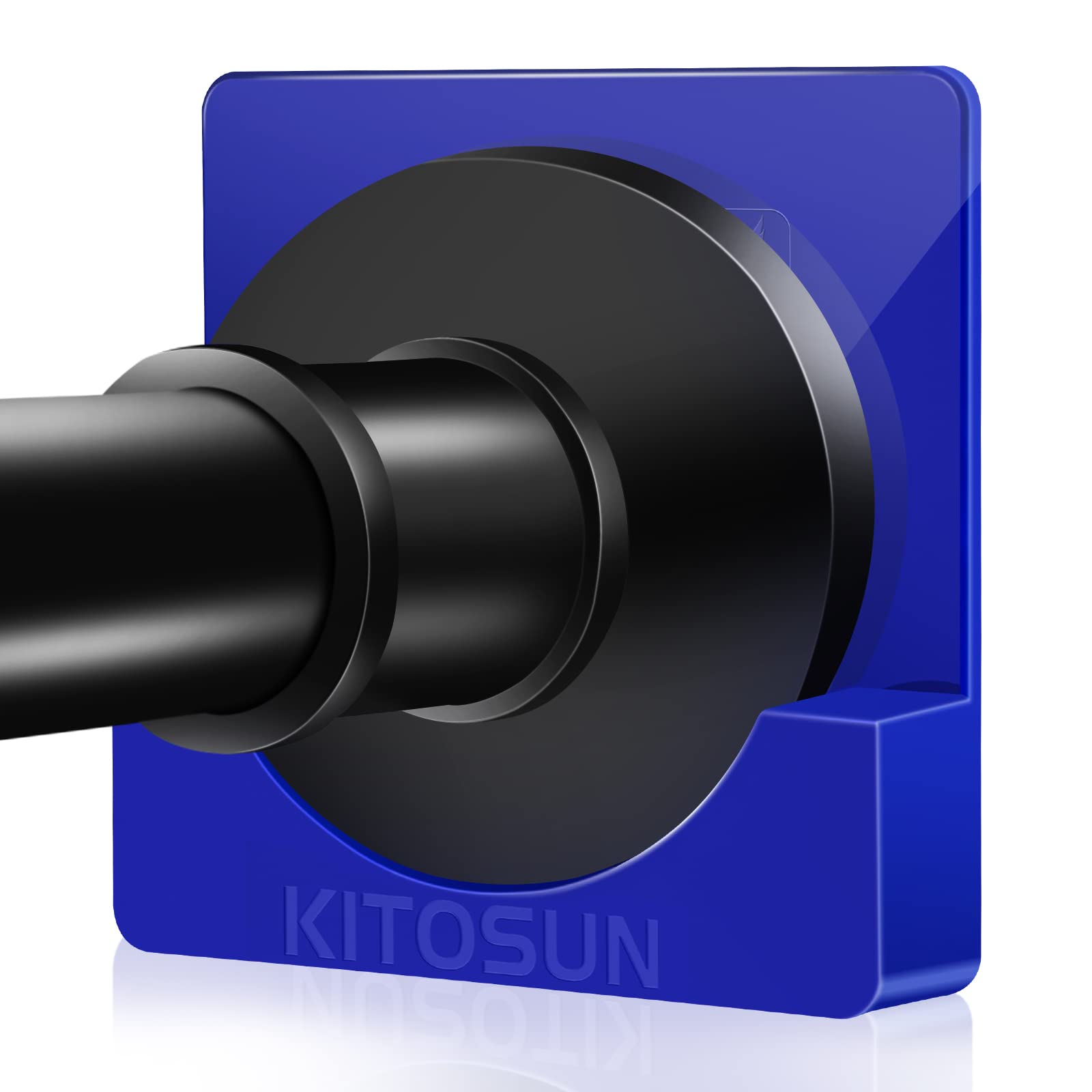 Snapklik.com : Adhesive Shower Curtain Rod Holder Kitosun Wall Mount ...