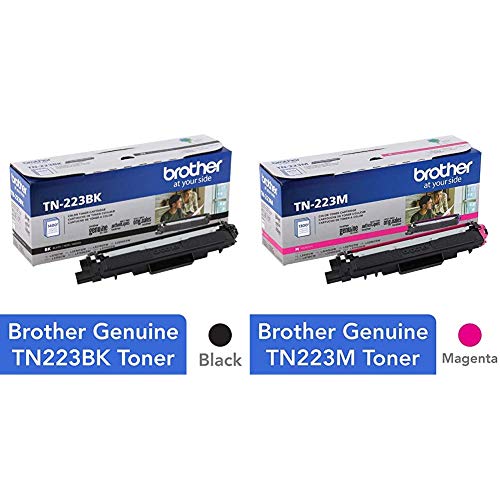 Brother Genuine TN223BK, Standard Yield Toner Cartridge, Page Yield Up ...