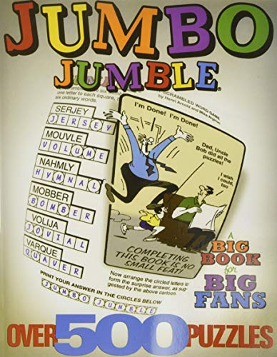 Jumbo Jumble®: A Big Book for Big Fans (Jumbles®): Tribune Media ...