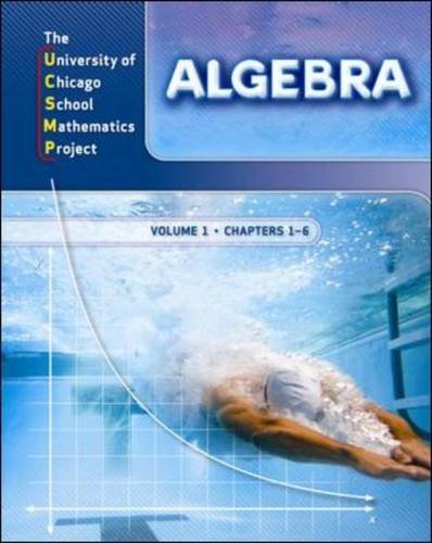 Amazon.com: Algebra, Chapters 1-6, Vol. 1: 9780076056781: UCSMP: Books