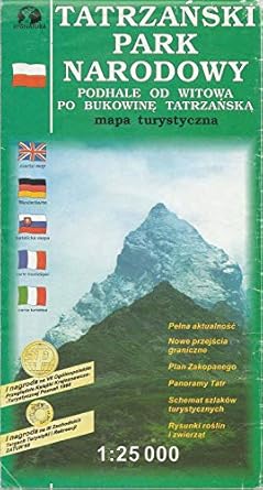 Tatrzański Park Narodowy: Podhale od Witowa po Bukowinę Tatrzańską Mapa ...