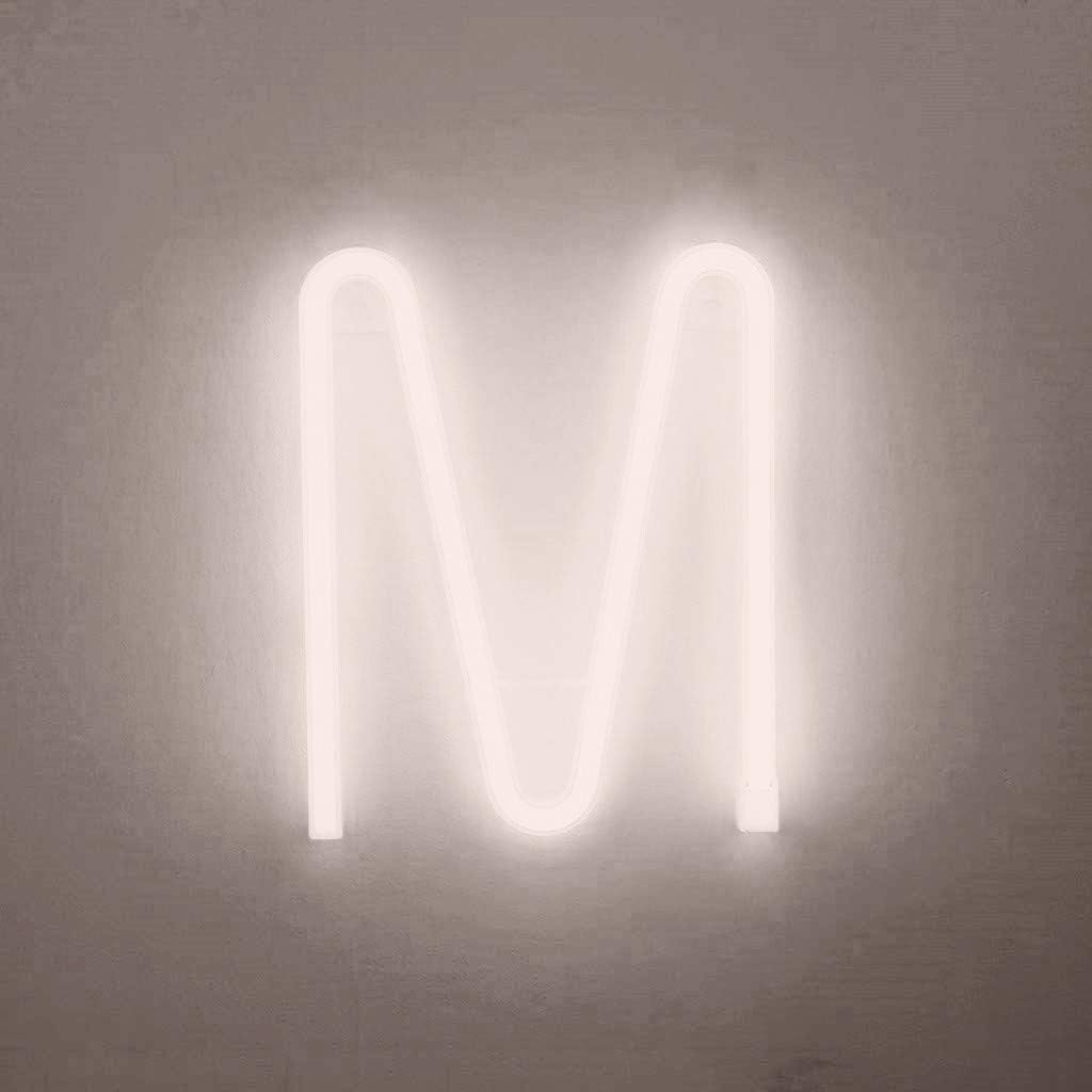 Neon Sign, Letter Neon Signs Neon Alphabet Light Light Up LED Letters ...