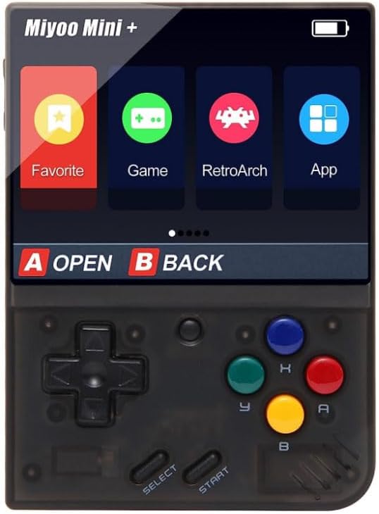 Amazon.com: Miyoo Mini Plus Portable Handheld Video Game Console Mini+ ...