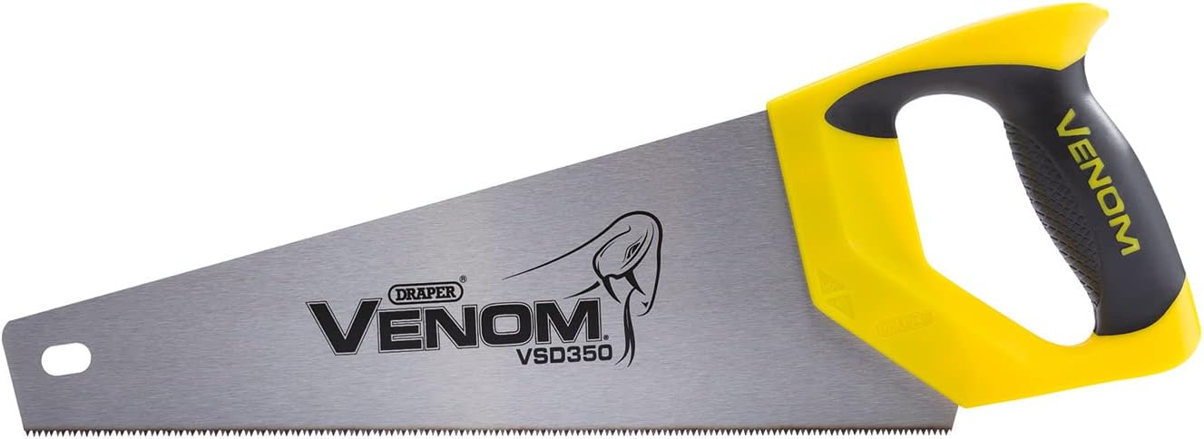 Draper Venom Handsaw (350mm) | Second Fix Double Ground Hand Tool ...