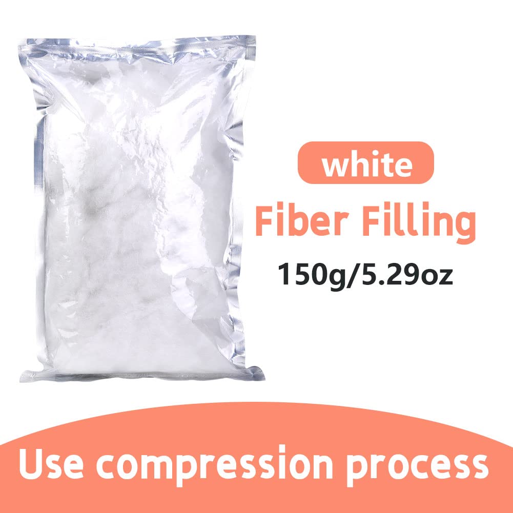 Snapklik.com : 150g/53oz Polyester Fiber Fill, Premium Fiber Fill ...