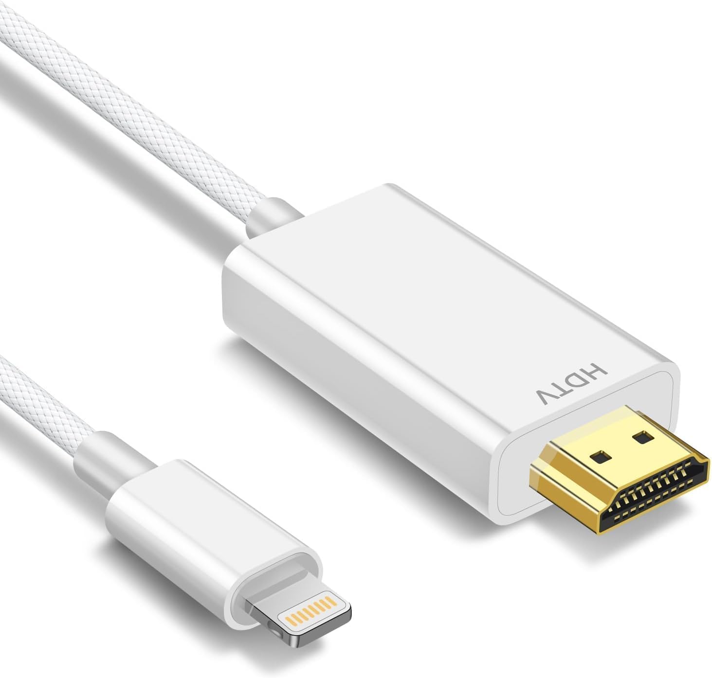 [MFi Certified] Lighting to HDMI Cable for iPhone to TV, iPhone to hdmi ...