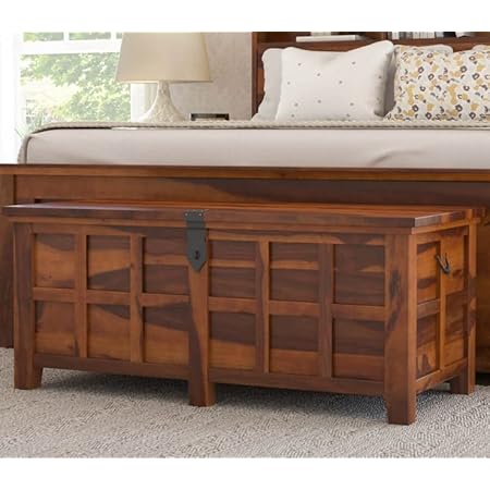 Buy PIPERCRAFTS® Trunk Box For Storage, Storage box for clothes wooden ...