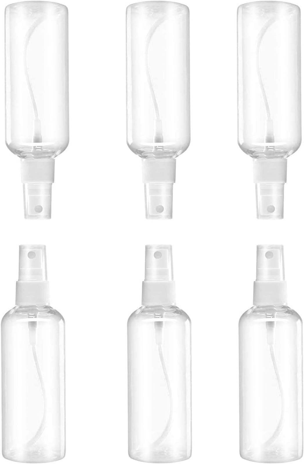 Amazon.com: SMART SOLUTIONS Small Mini Plastic Spray Bottles, 2 oz 6 ...