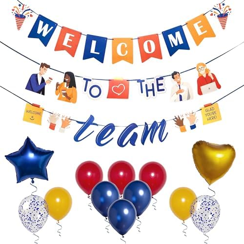 Amazon.com: Welcome to The Team Banner for New Teacher Boss Employee ...