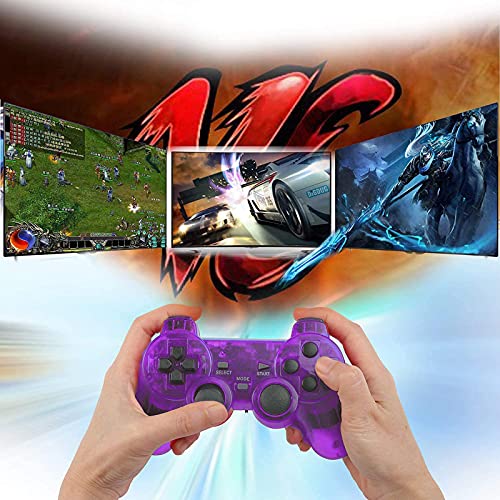 Wireless Controller for PS2,Built-in Dual Vibration 2.4G Gamepad ...