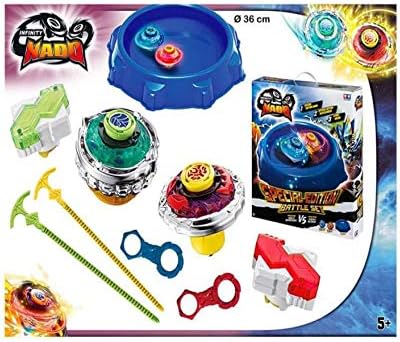 Infinity Nado Stadium with 2 Spinners and 2 Launchers. : Amazon.co.uk ...