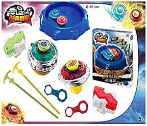 Infinity Nado Stadium with 2 Spinners and 2 Launchers. : Amazon.co.uk ...