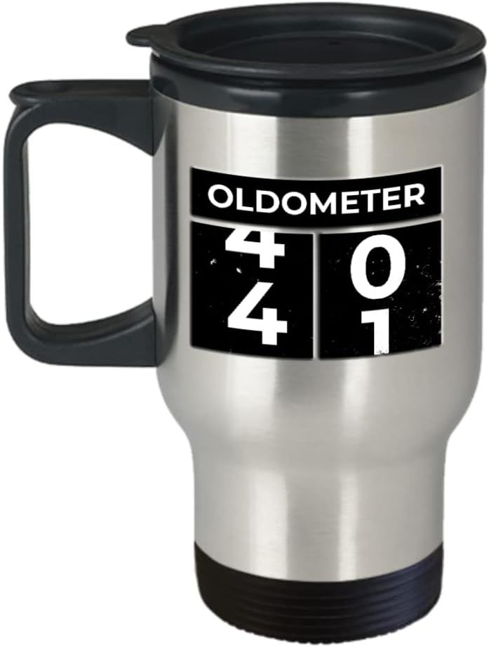 Amazon.com: Oldometer 41st Birthday Funny Slogan Turning 41 Years Old ...