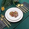 Amazon.com | Matte Gold Silverware Set, OGORI 30-Piece Food Grade ...