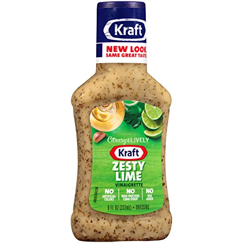 Amazon.com: Kraft Dressing Zesty Lime Vinaigrette Dressing, 8 Ounce ...