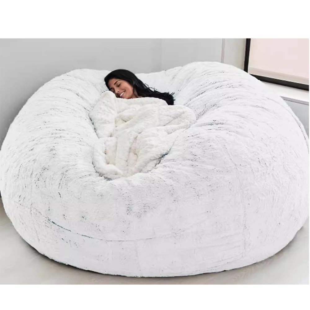 Large Bean Bag Chair Cover - Oversized Lazy Sofa Cover for Adults and ...