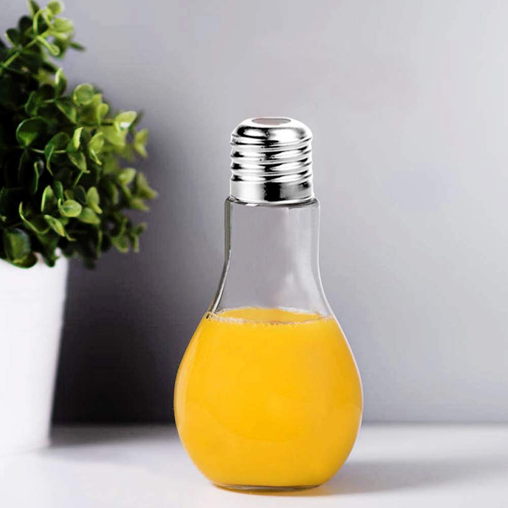 Buy DINEMART Food Grade Multi Use Glassware Light Bulb Shape Funky ...
