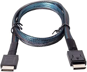 Chenyang Cable de Extensión OCuLink PCIe 4.0 SFF-8611 - 50 cm, 4i Macho a Macho para eGPU GPD ...