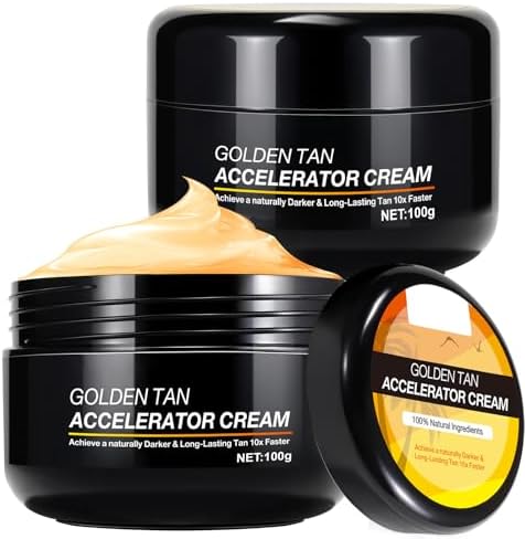 Amazon.com : Tan Accelerator Cream, Natural Tanning Lotion for Face ...