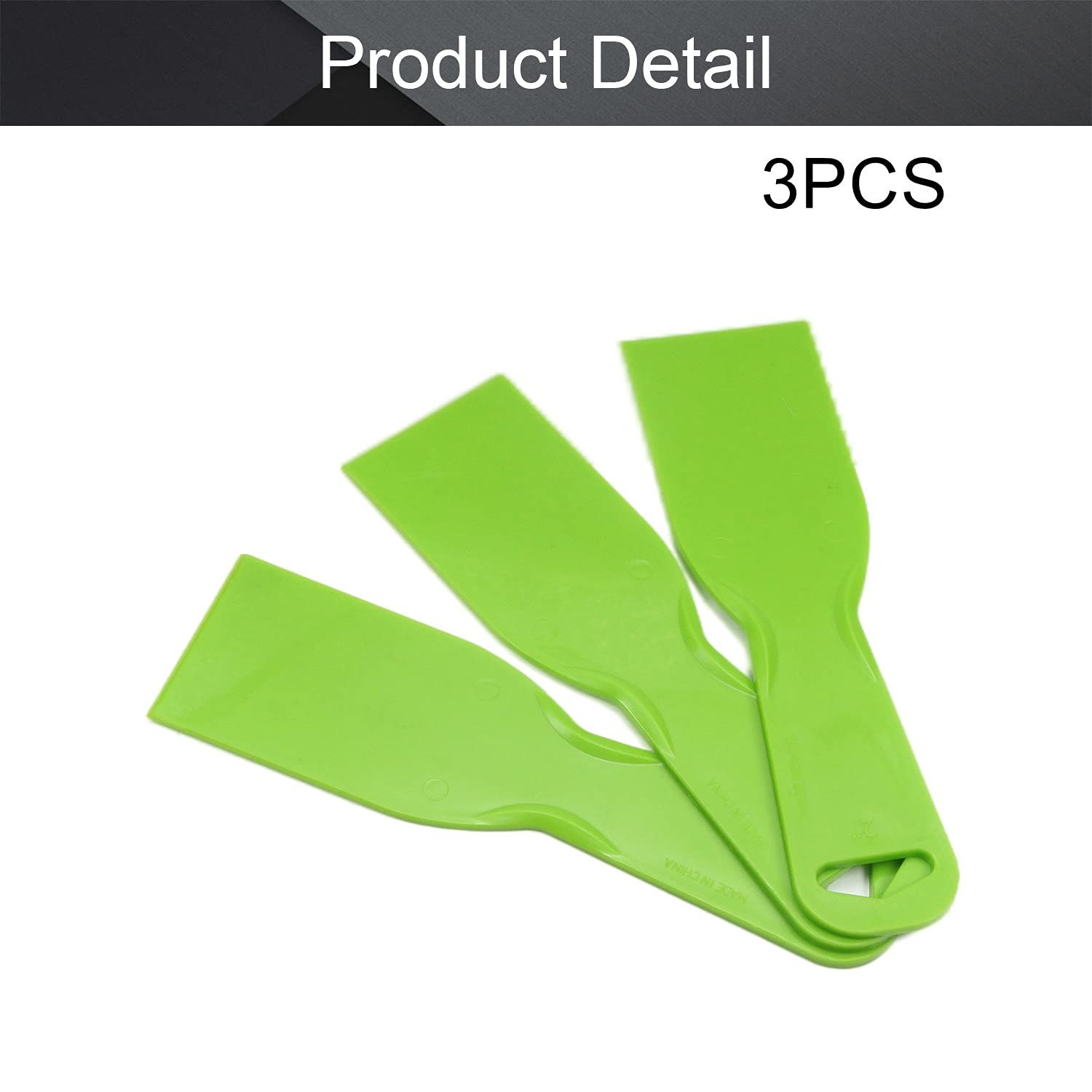 Wall Putty S 5Pcs Putty Scraper Plastic Flexible Putty Knives,Large ...