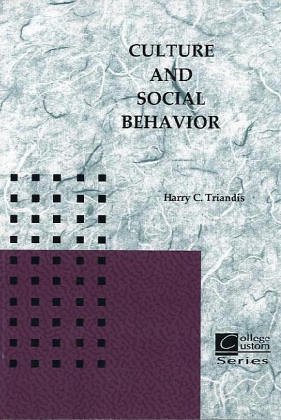 LSC Culture And Social Behavior: Amazon.co.uk: TRANDIS: 9780073052601 ...