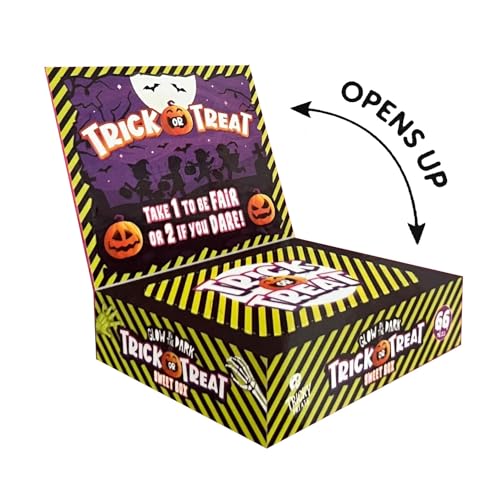 Halloween Trick or Treat Spooky Sweets Box for Kids – 66 Glow in the ...
