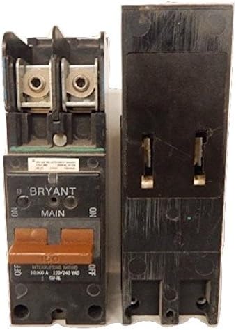 Amazon.com: Bryant BJ2150 2 pole 150 amp 120/240VAC Plug-On Circuit ...