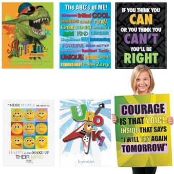Amazon.com: 6 Character Building Posters - Teacher Resources & Posters ...