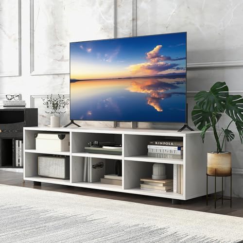 Amazon.com: Giantex TV Stand with Cube Storage - TV Console Cabinet w ...