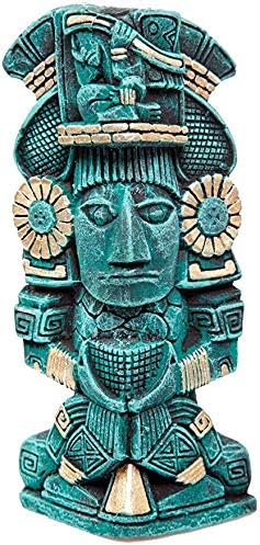 Amazon.com: Old Ancient Teal Mayan Aztec Civilization Statue Cartoon ...