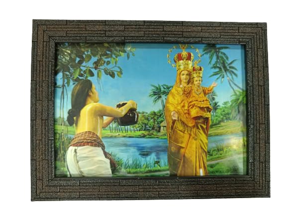 Catholic Frames Velankanni Matha Acrylic Art Printing for Home & Office ...