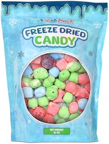 Amazon.com : Nosh Pack Freeze Dried Cloud Colorful Candy - Freeze Dried ...